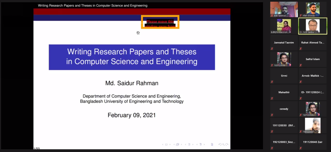 Webinar on writing Research Papers and Theses in Computer Science and ...