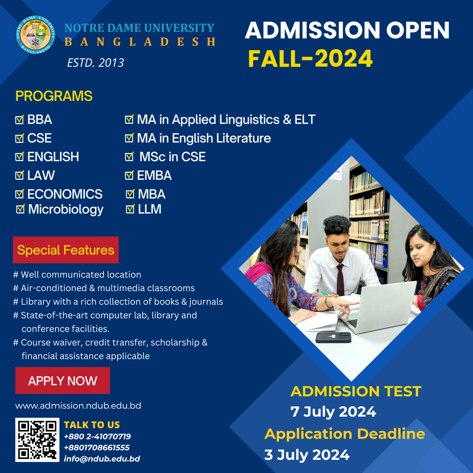 Notre Dame University Bangladesh - NDUB