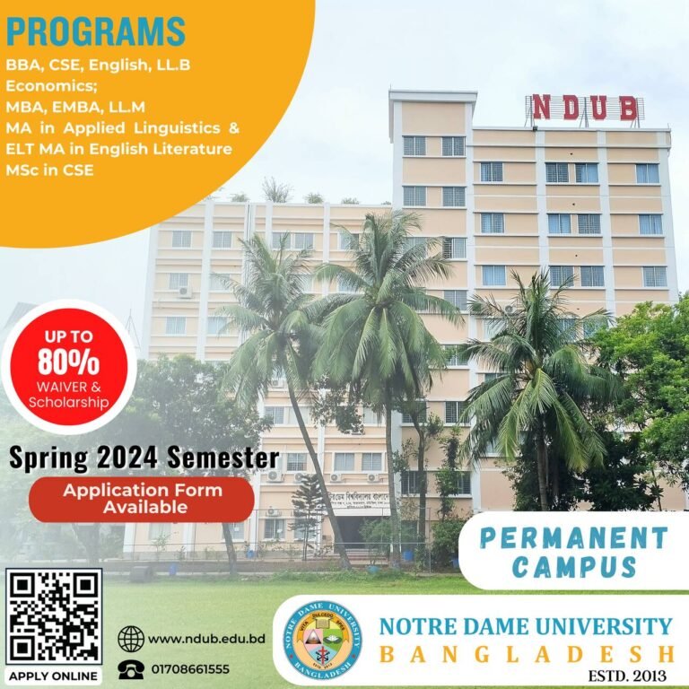 Notre Dame University Bangladesh - NDUB